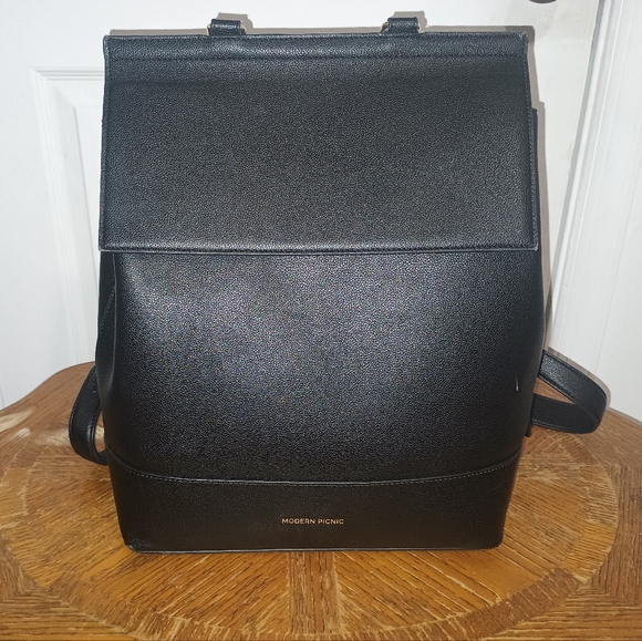 Modern Picnic | Bags | Modern Black Backpack With Sleek Design | Poshmark